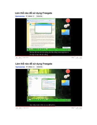 Freegate Tutorial in Vietnamese | PDF