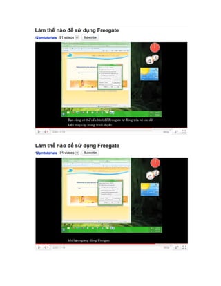 Freegate Tutorial in Vietnamese | PDF
