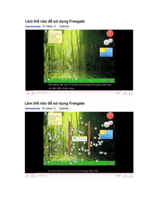 Freegate Tutorial in Vietnamese | PDF