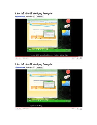 Freegate Tutorial in Vietnamese | PDF