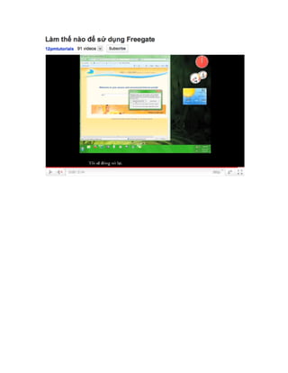 Freegate Tutorial in Vietnamese | PDF | Free Download