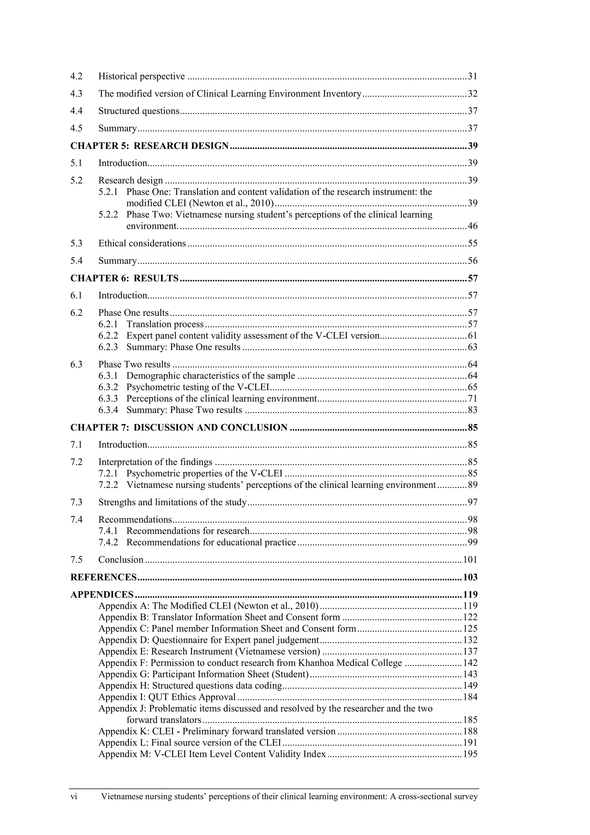 Vietnamese nursing students’ perceptions of their clinical learning ...
