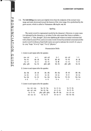 Vietnamese pronunciation 01 | PDF
