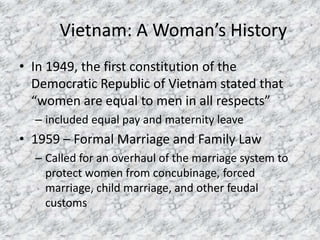 Vietnamese women | PPTX