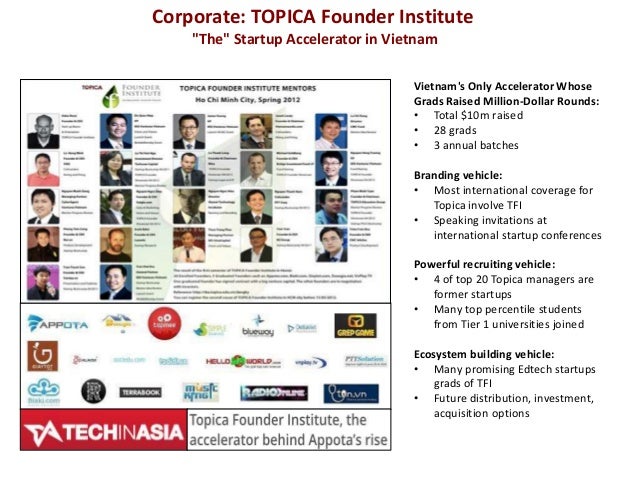 Vietnam internet startup scene by Topica