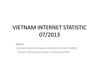 Vietnam internet statistic | PPTX