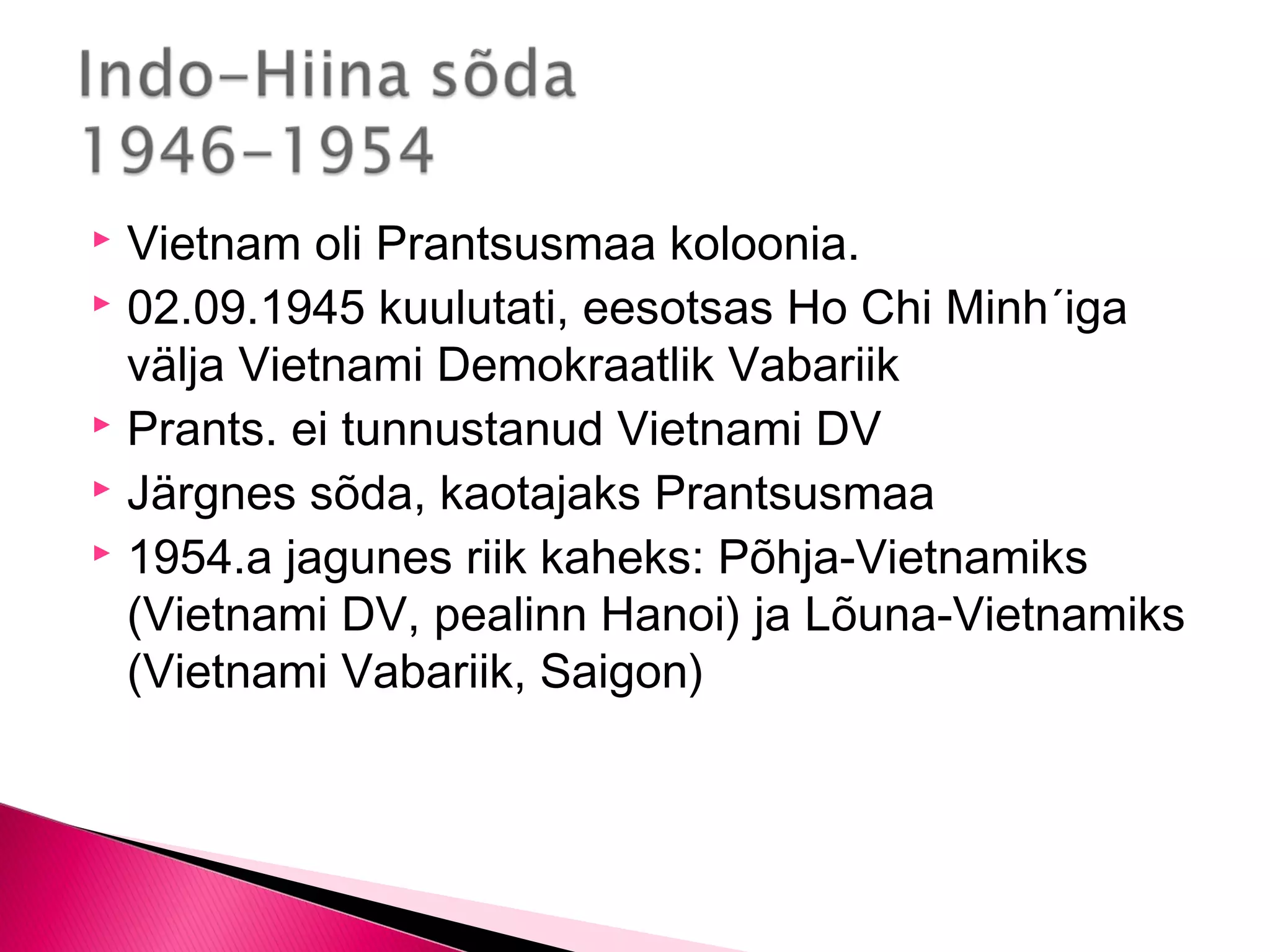 Vietnami sõda | PPT