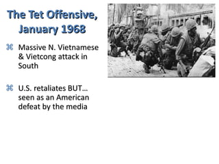 1968-1975: Vietnamization, the Counterculture, and Social Reform | PPT