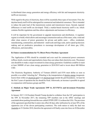 Vietnam – Power Energy Action Plan – With Outlook on the Major Trade ...