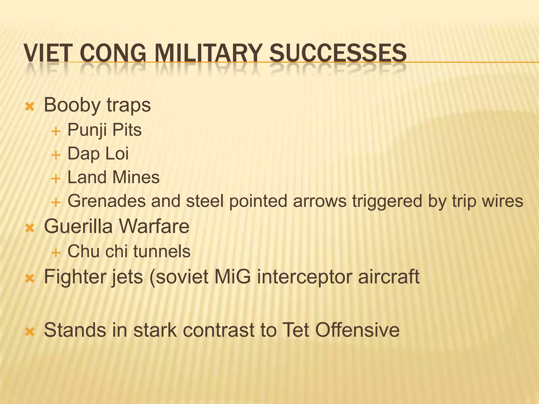 Vietnam War: Reasons for Vietcong Victory | PPTX