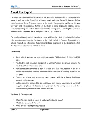 Vietnam Retail Market Report, Nielsen | PDF