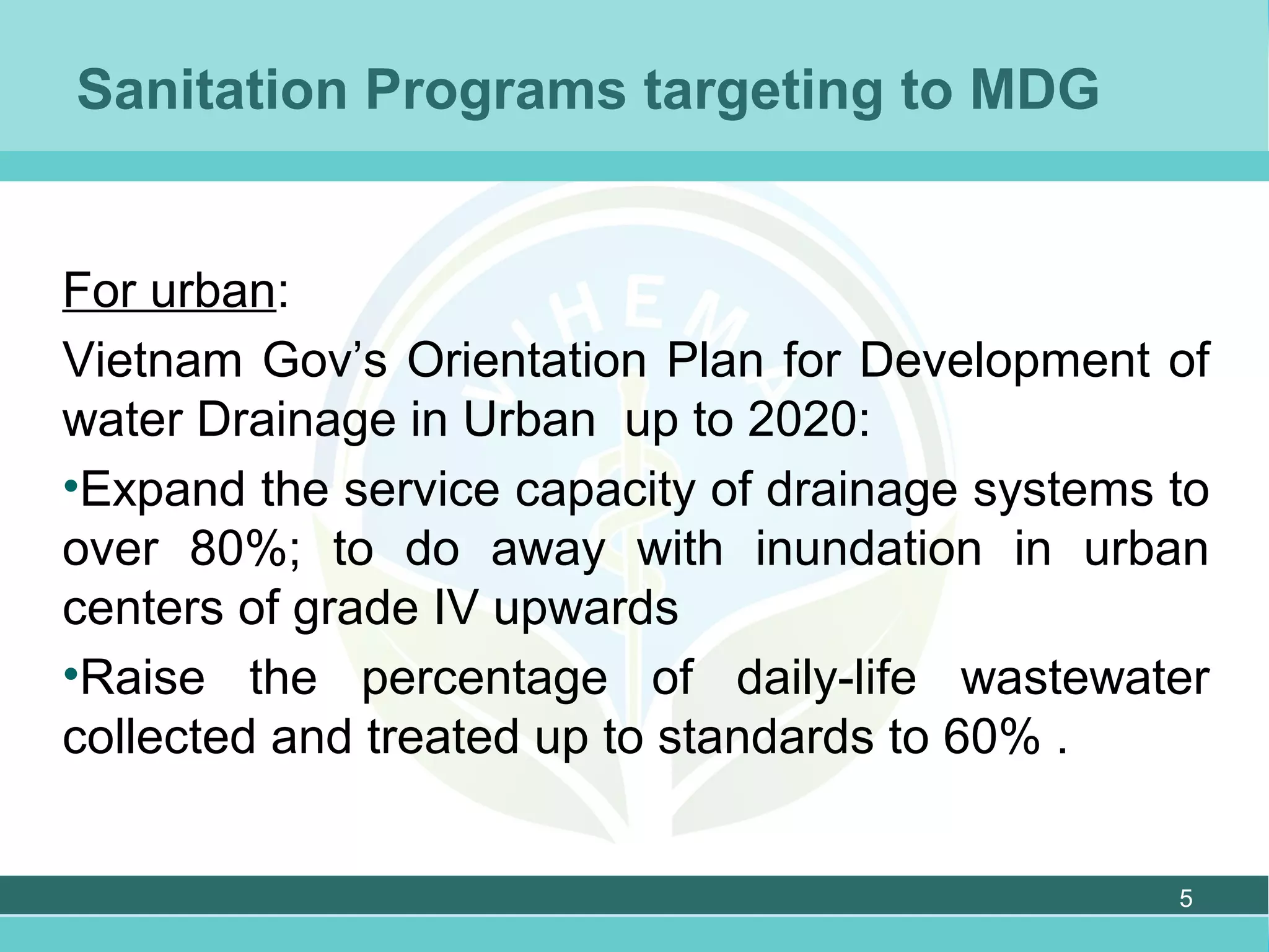 Vietnam Sanitation Country Overview | PPT