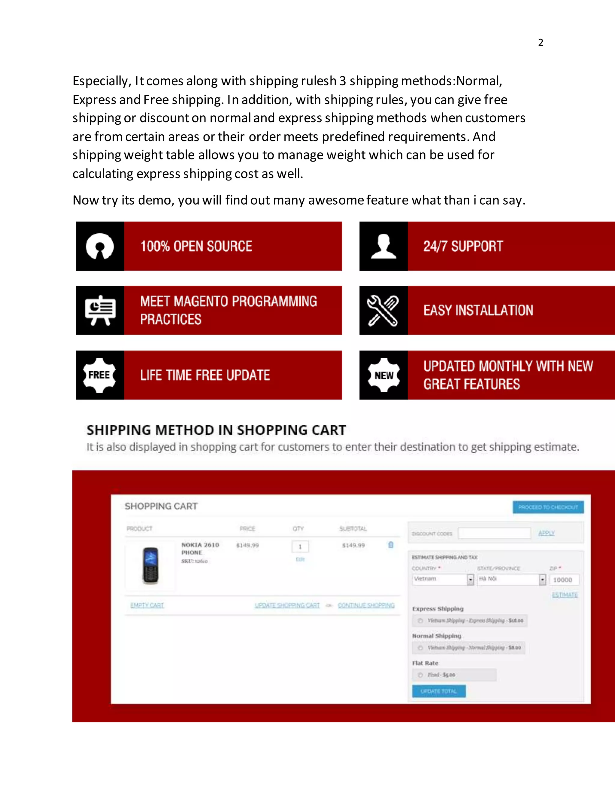 Vietnam shipping magento extension | DOCX