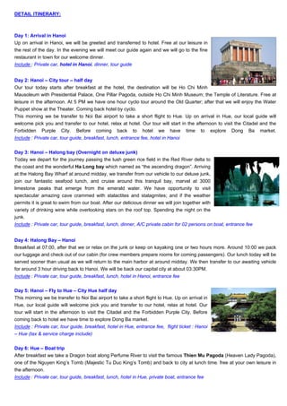 Vietnam & Siem Reap Family Tour 16 Days 15 Nights | PDF