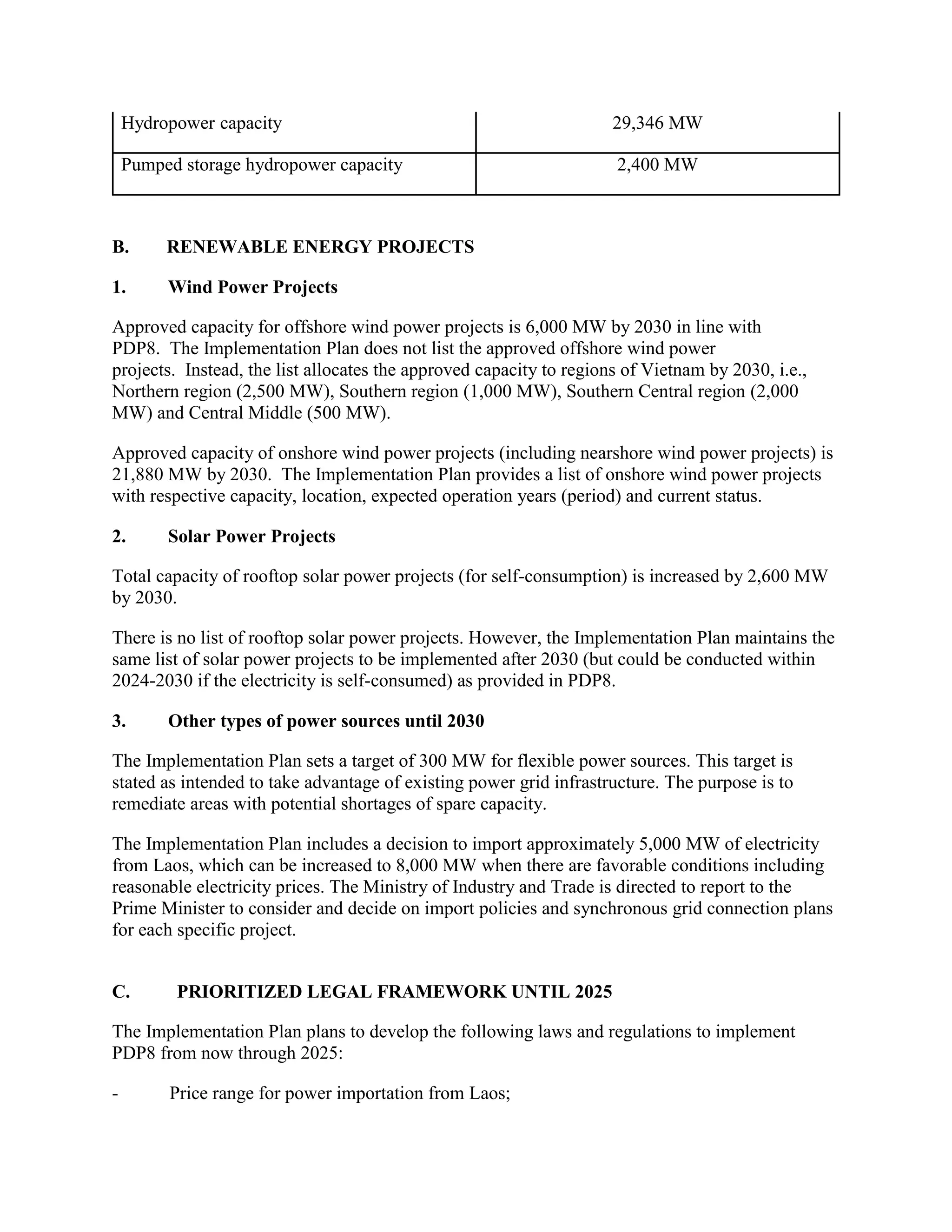 Vietnam's Plan for Implementation of PDP8 – Key Highlights | PDF