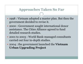 Vietnam Urban Upgrading Project | PDF