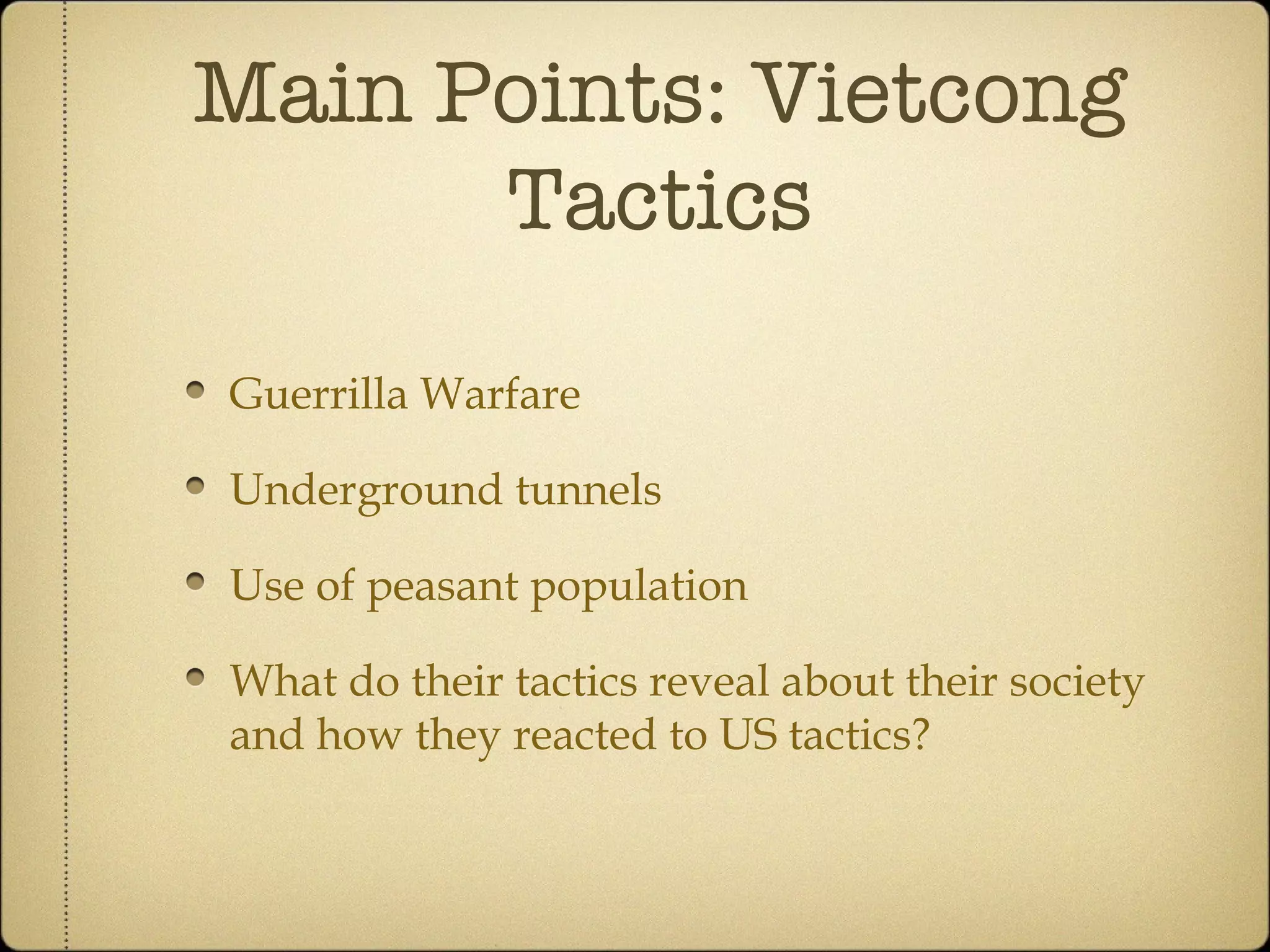 Vietnam war course and conduct | PPT