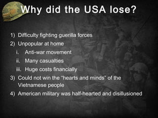 Vietnam war end | PPT | Death, Injury, or Military Conflict | Sensitive ...