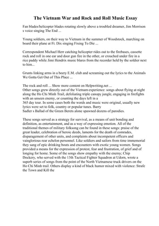 Vietnam War Essay | PDF