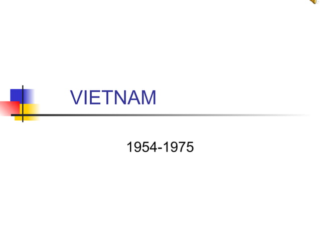 Vietnam war part 1 | PPT