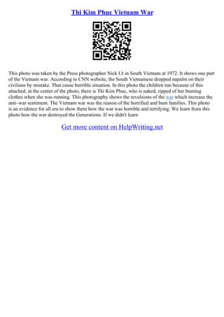 Vietnam War Photo Essay | PDF