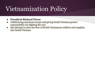 Vietnam war presentation | PDF