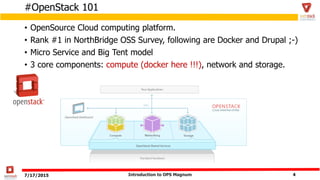 DockerDay2015: Introduction to OpenStack Magnum | PDF