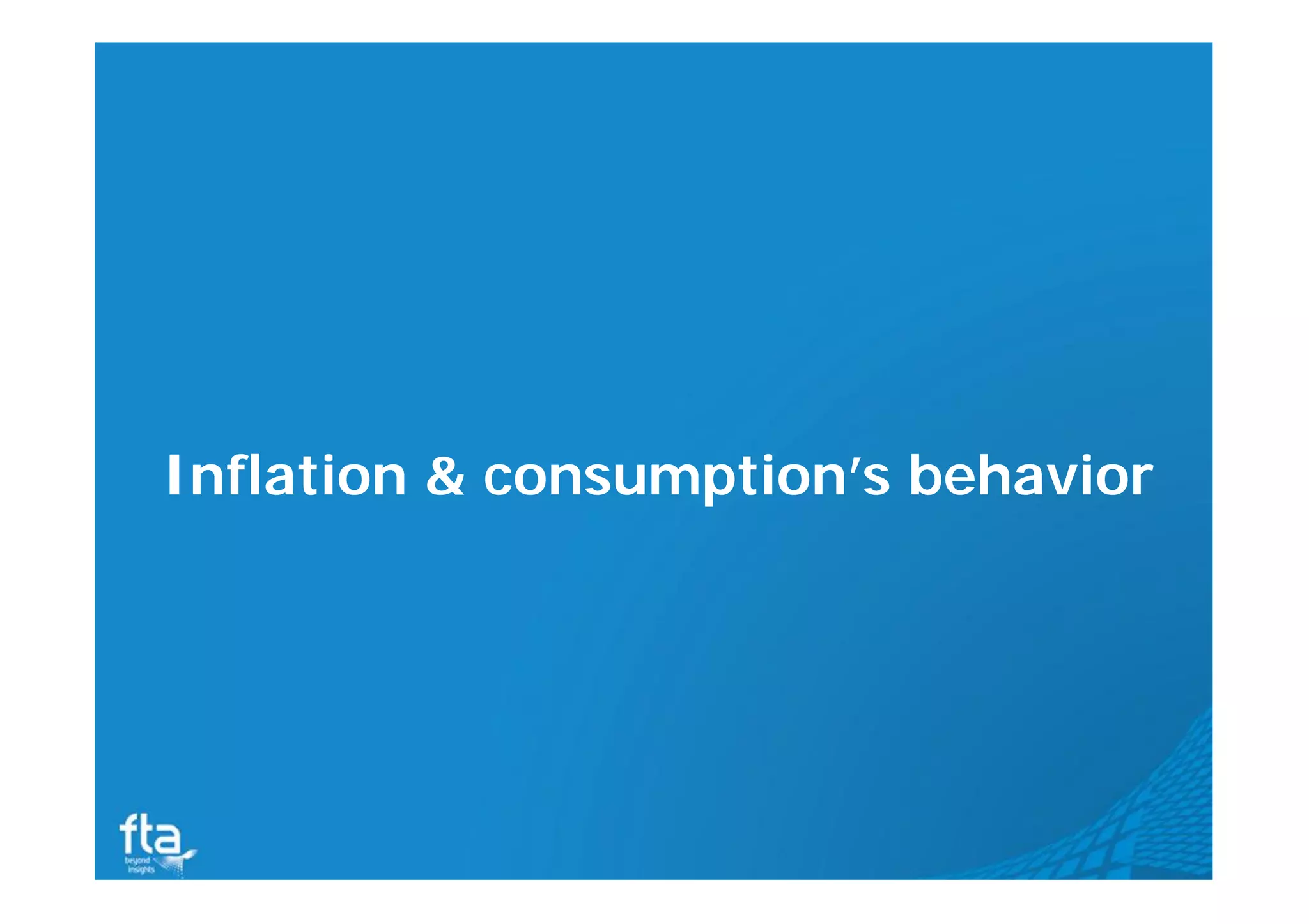 How inflation affects on consumption's behavior and consumers' attitude | PDF