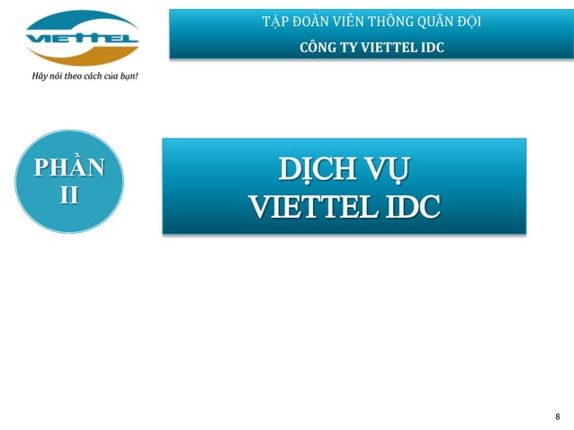 Viettel idc general | PPT