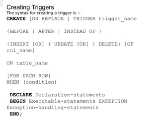 Concept of View in Database management system | PPT
