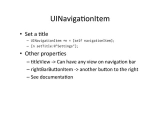 iOS: View Controllers | PDF | Operating Systems | Computer Software and Applications