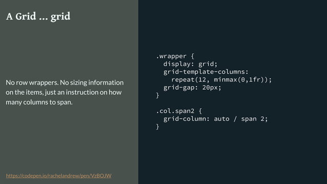 View Source London: Solving Layout Problems with CSS Grid & Friends | PPT