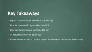 Viewable impressionswebinar slideshare | PPTX
