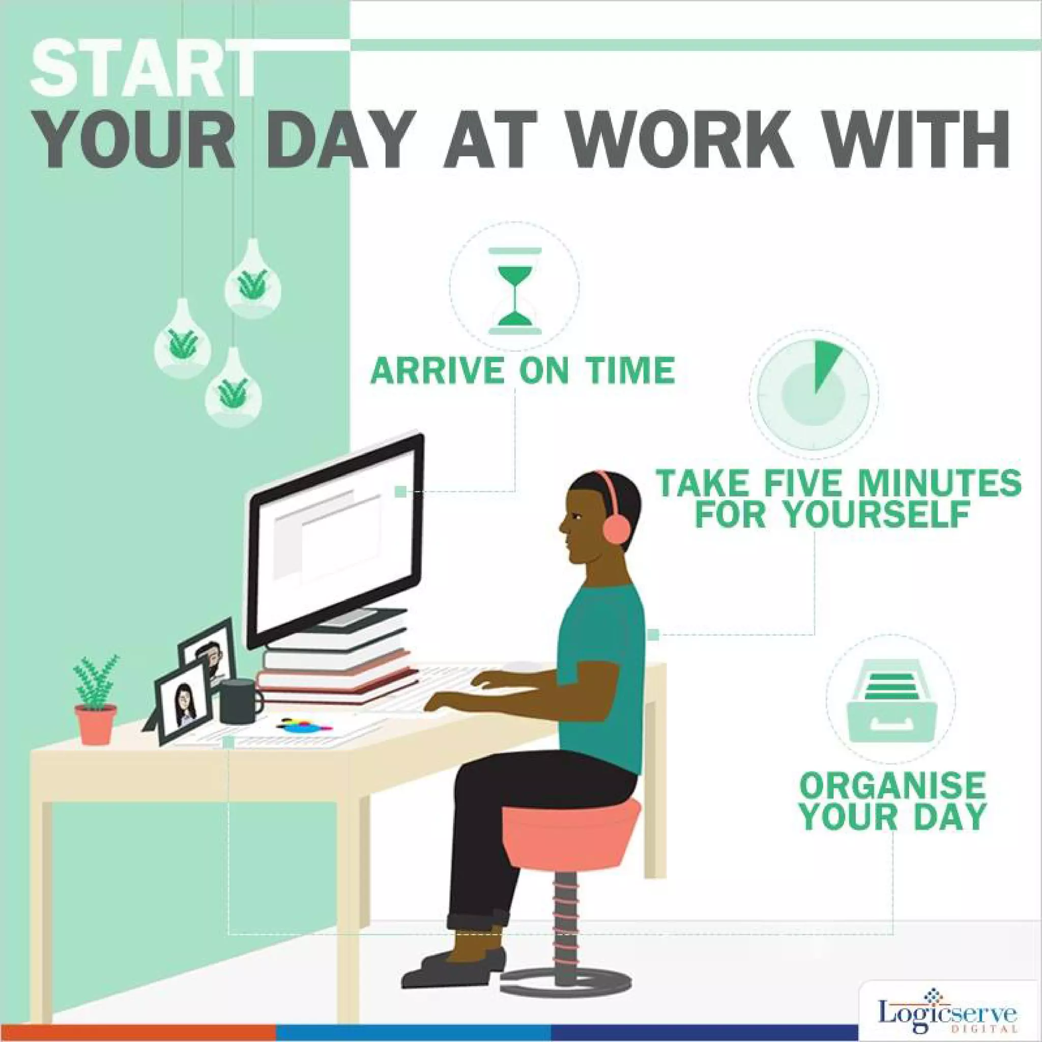 How to Start a Perfect Day at Work Infographics | PDF