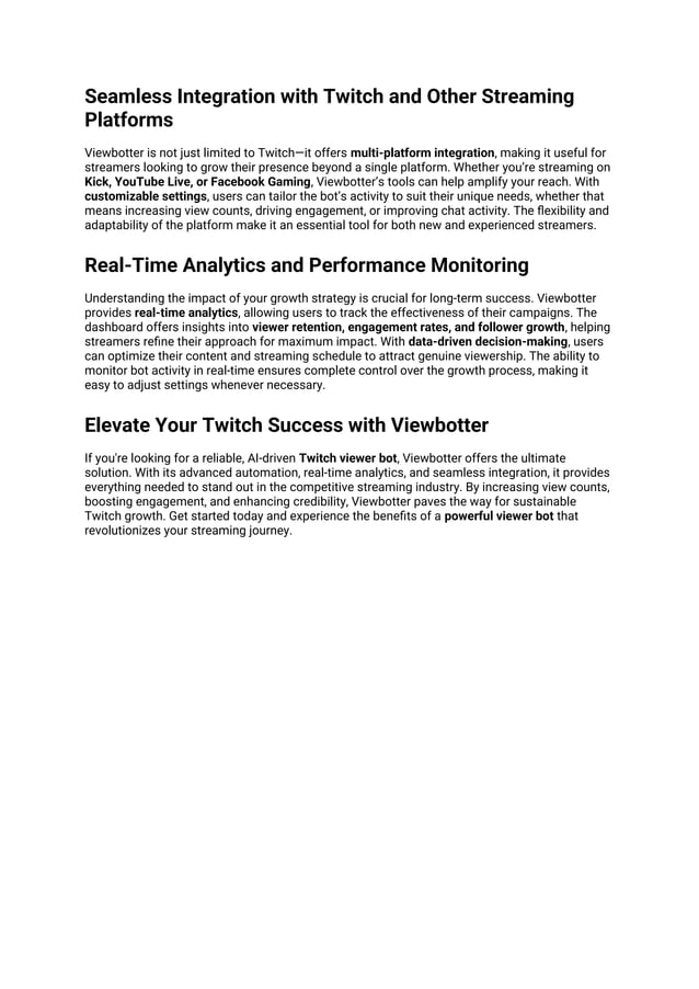 Viewbotter The Best All In One Twitch Viewer Bot Follow Bot And Chat