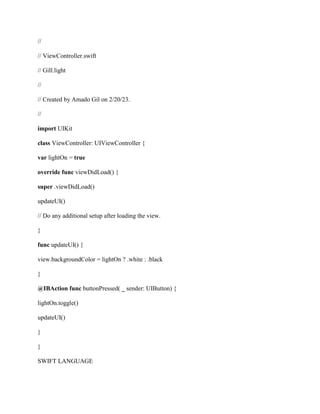 ViewController-swift -- Gill-light -- -- Created by Amado Gil.docx