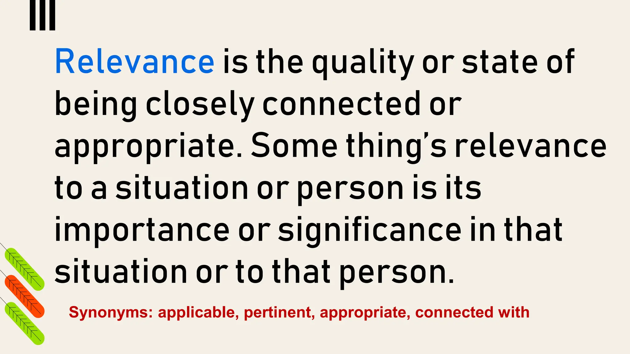 VIEWED.pptx DETERMINING RELEVANCE IN THE MATERIAL VIEWED | PPTX
