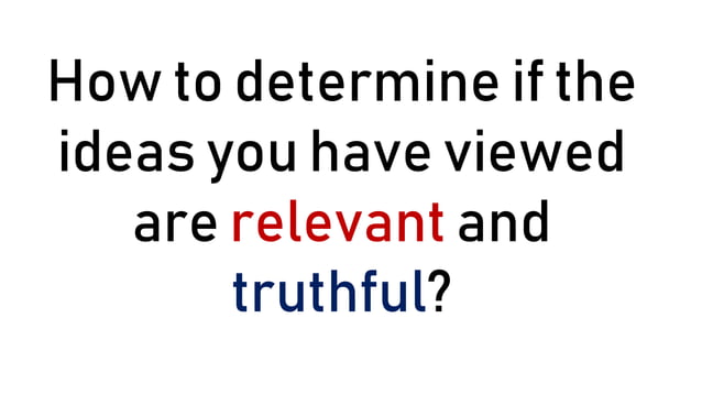 VIEWED.pptx DETERMINING RELEVANCE IN THE MATERIAL VIEWED | PPTX ...