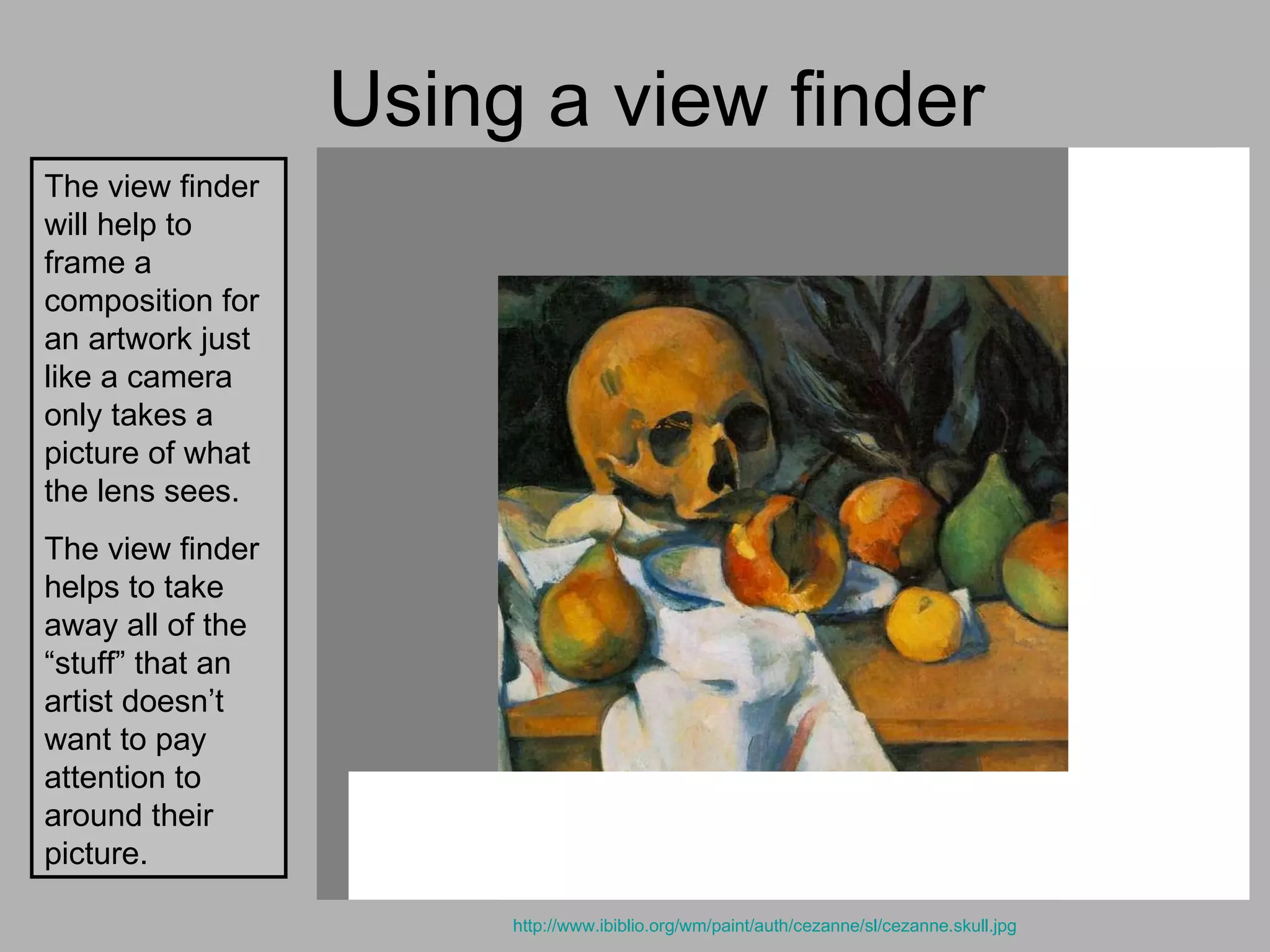 Viewfinder And Proportion | PPT