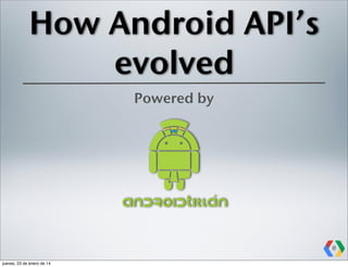 How Android API's evolved: Viewflipper vs ViewPager | PDF