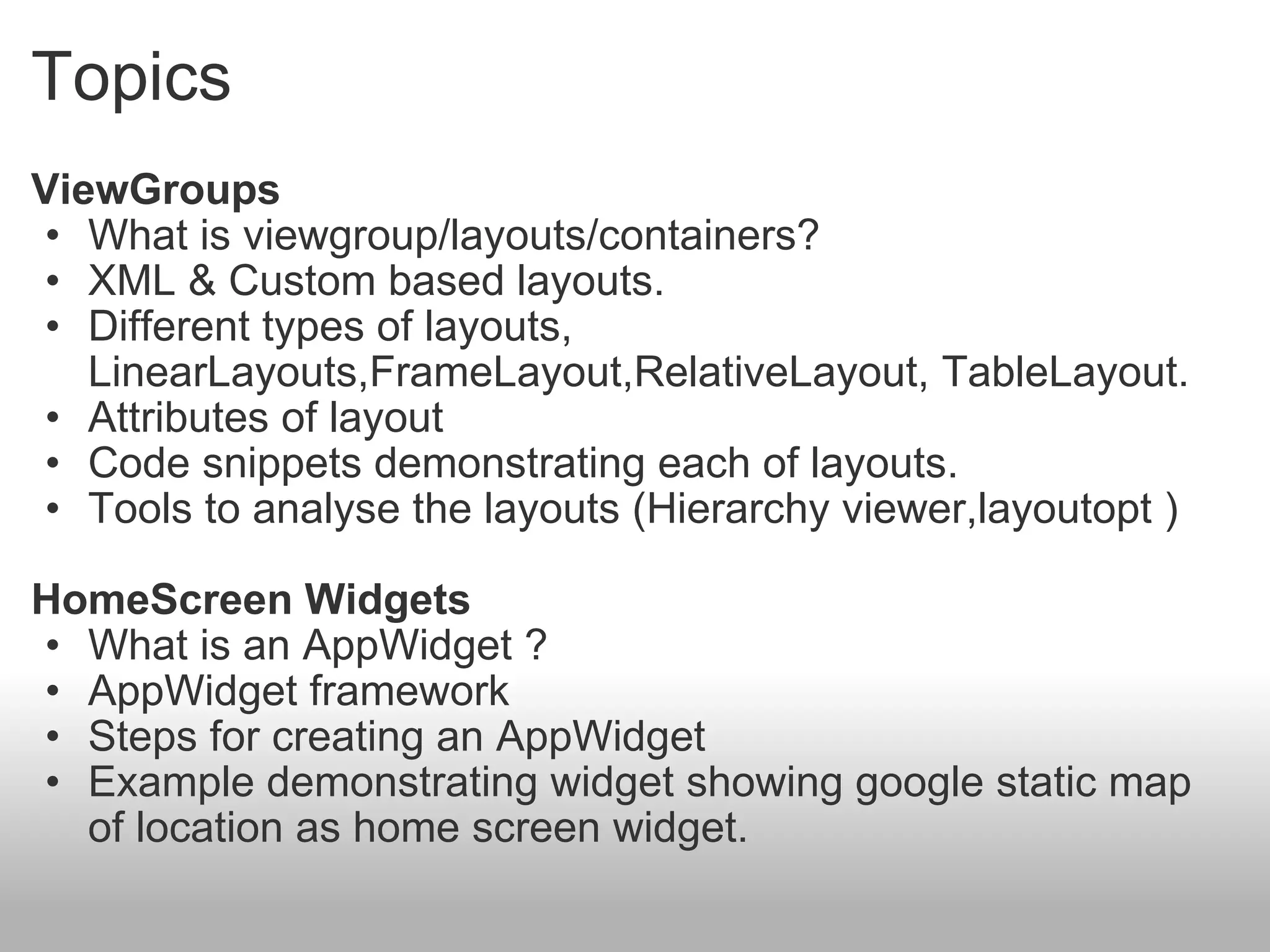 View groups containers | PPT