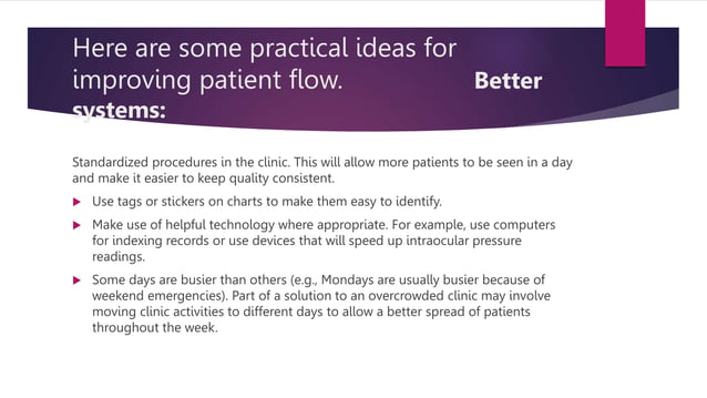 VIEW Improving Patient Flow PowerPoint (Chap. 6).pptx