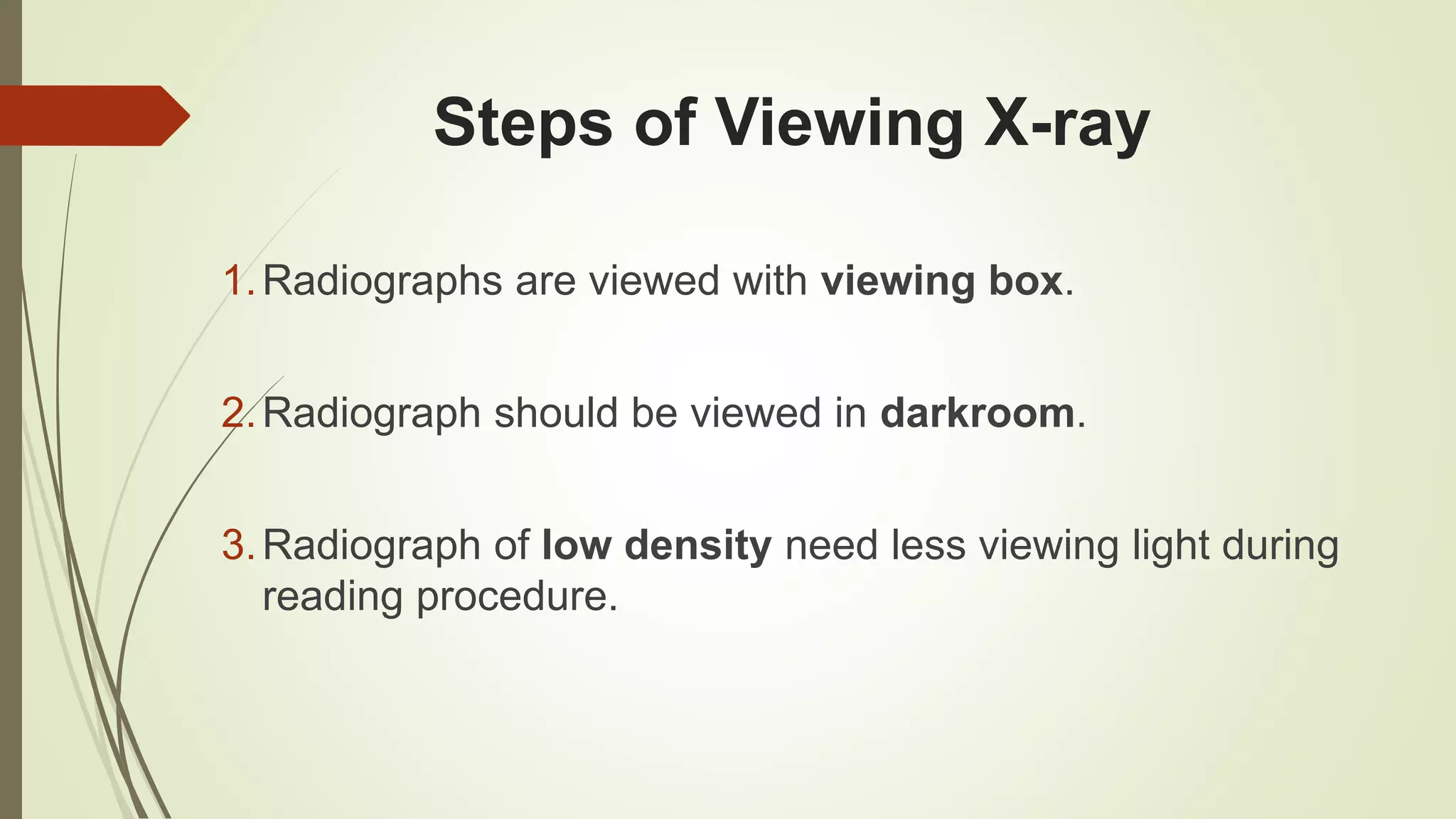 Viewing and storage of x ray film | PPTX