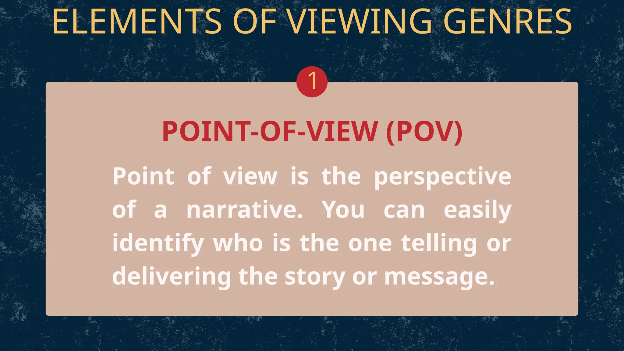 GRADE 8 LESSONG Q2: VIEWING GENRES.1.pptx
