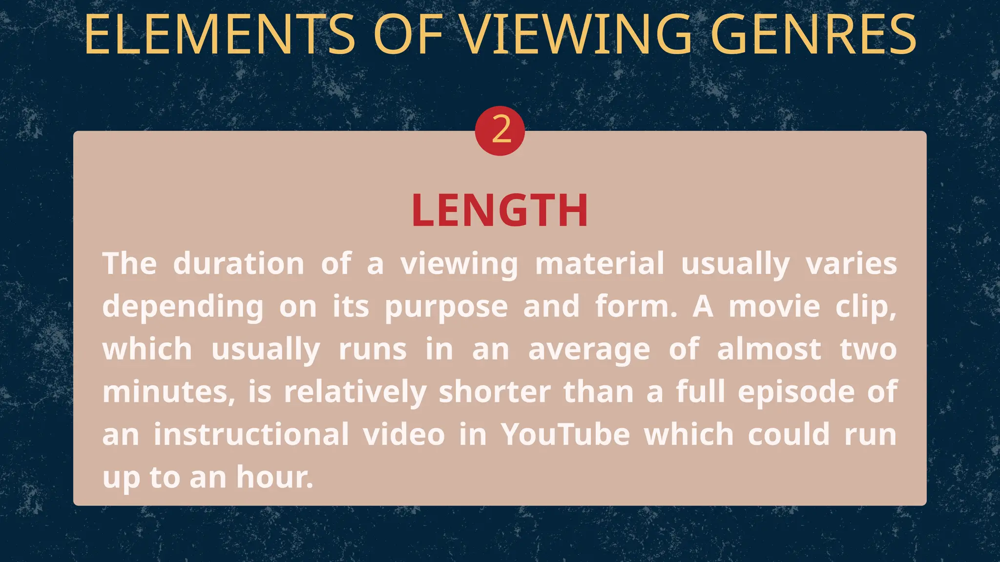 GRADE 8 LESSONG Q2: VIEWING GENRES.1.pptx