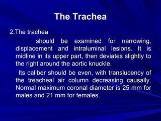 Viewing of the chest film | PPT