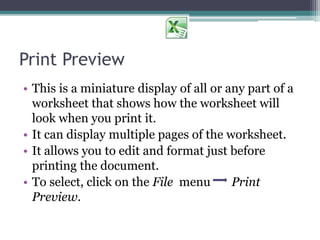 Viewing the worksheet in different ways | PPTX | Operating Systems ...