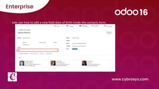 View Inheritance in Odoo 16 | PPT