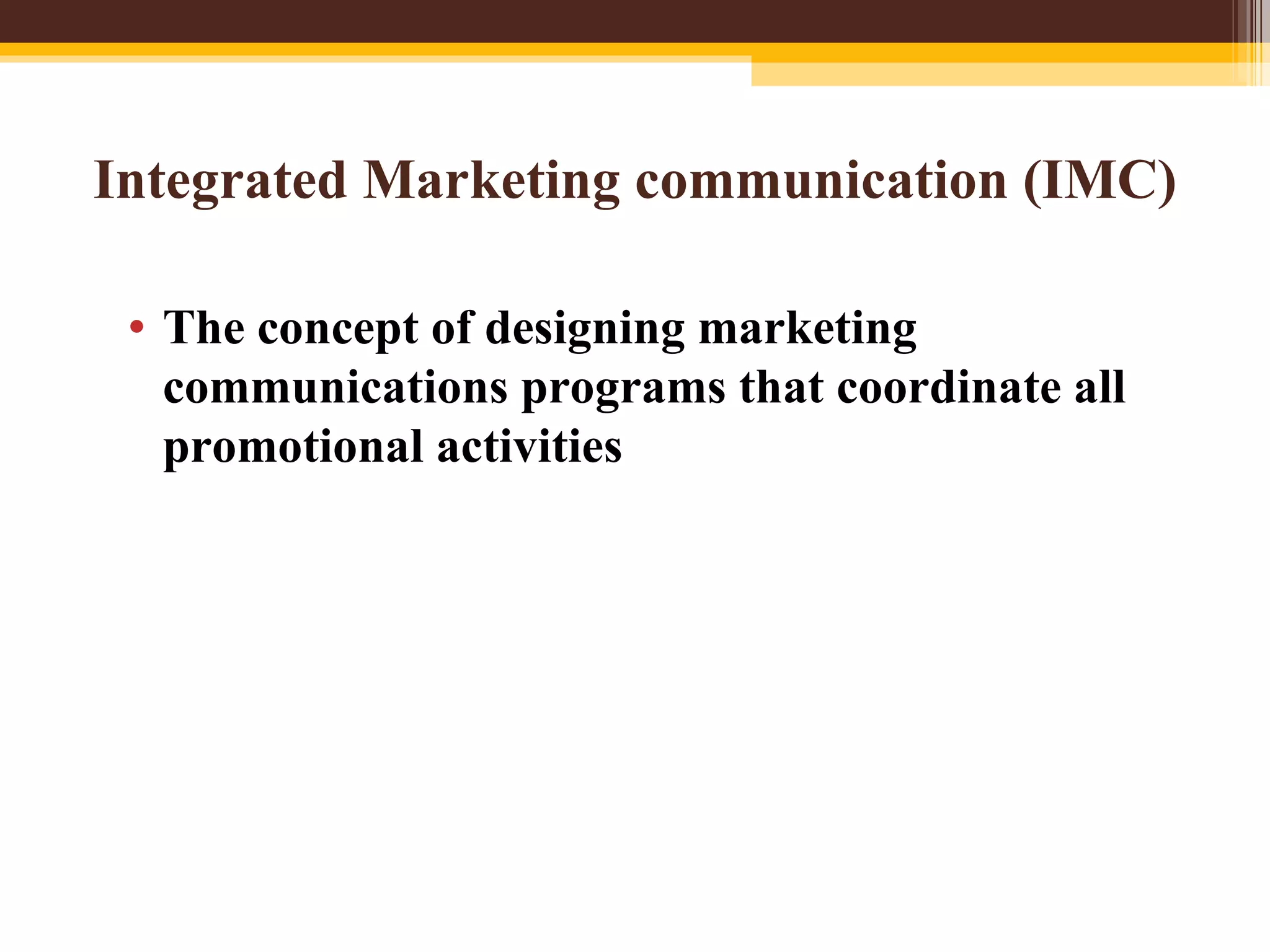 View integrated marketing communications (imc) part 1 | PPT | Marketing ...