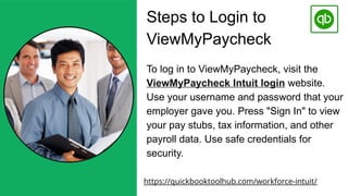 viewmypaycheck intuit login viewmypaycheck intuit login | PPTX